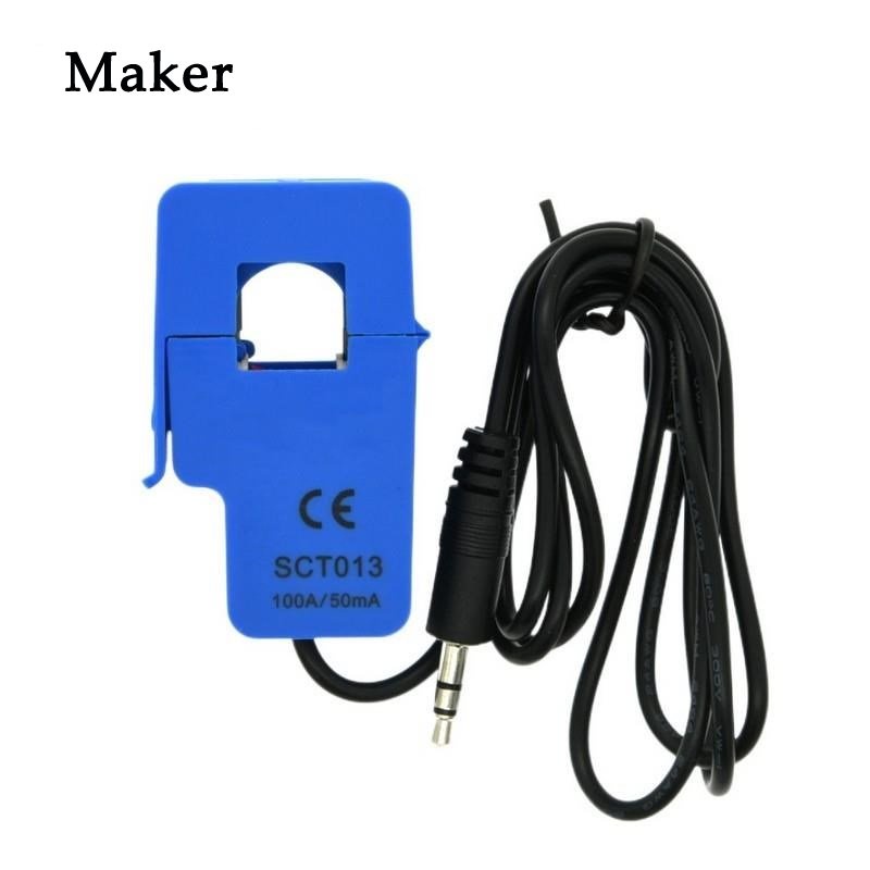 SCT-013-000 10A 20A 30A 50A 60A 100A Open-Close Current Transformer SCT013 Non-invasive AC ...