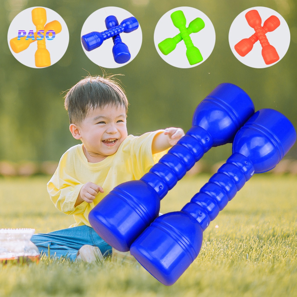 Paso 1 Pair Multi-purpose Plastic Dumbbells Good Toughness Eco-friendly ...