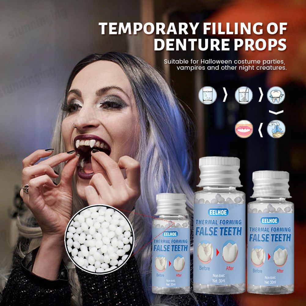 30ml Temporary Tooth Repair Kit Filling Teeth Gaps Moldable False Teeth ...