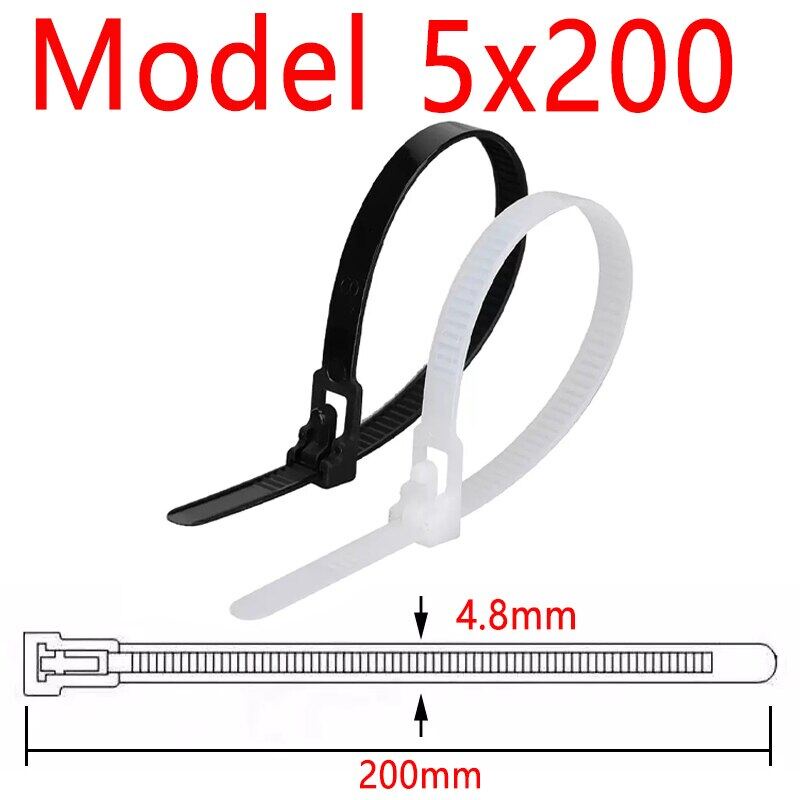 20 Pieces Reusable Zip Ties Heavy Duty No Hurt Removable Cable Ties ...