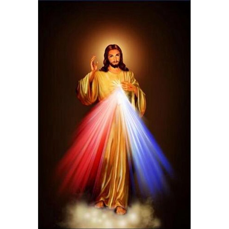 Divine Mercy Image Love Jesus Christ Poster Motivational Art Film Print ...