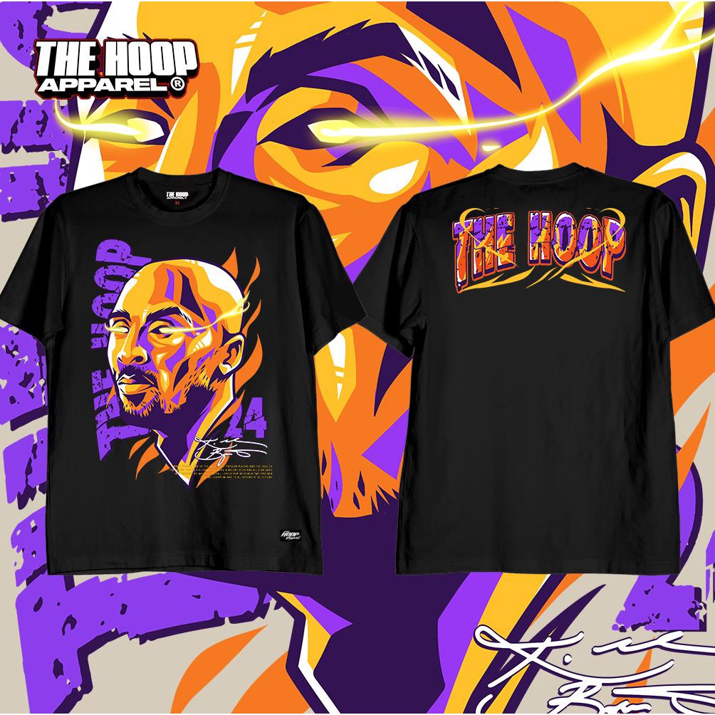 THE HOOP APPAREL KOBE BIG FACE GRAPHIC COTTON TSHIRT FOR MEN AND WOMEN ...