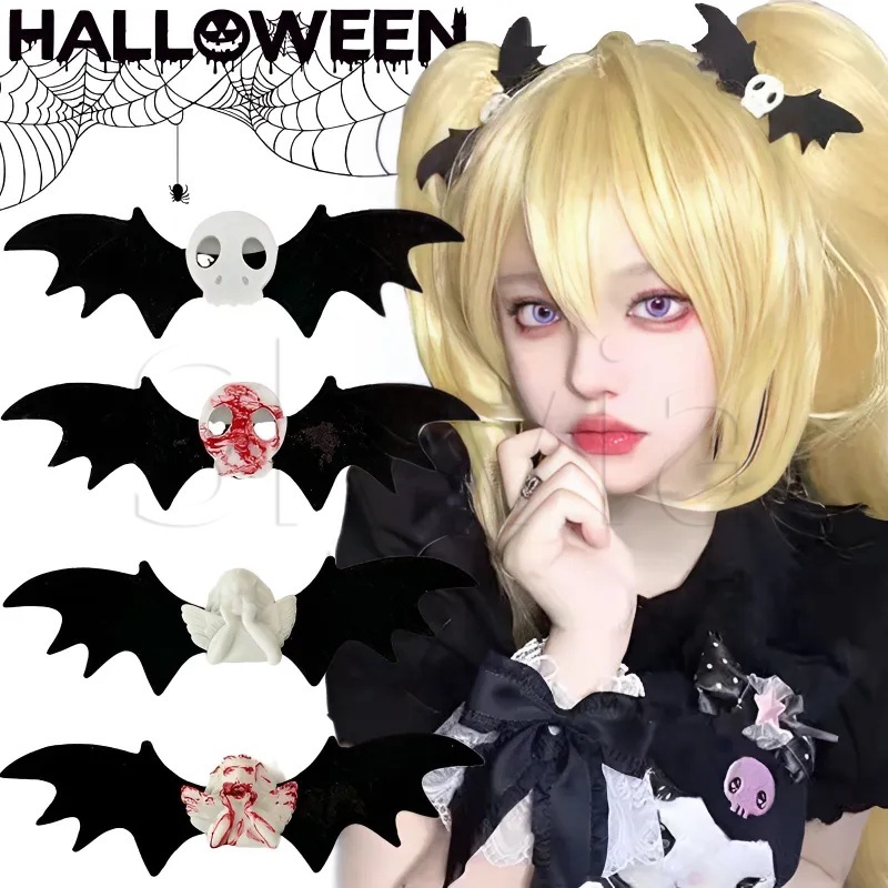 Headwear Gothic Ponytail Holder Cosplay Props Headwears Little Devil ...