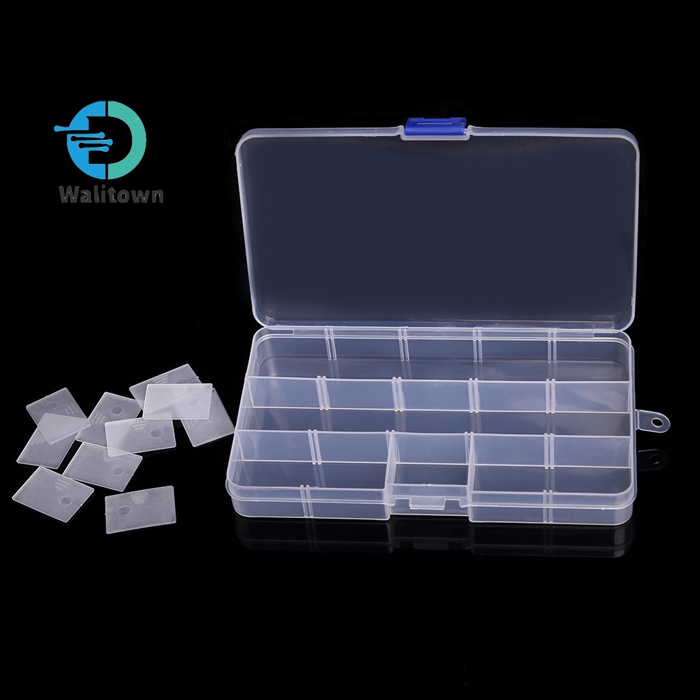 Transparent Electronic Component Storage Box Plastic Organizer ...