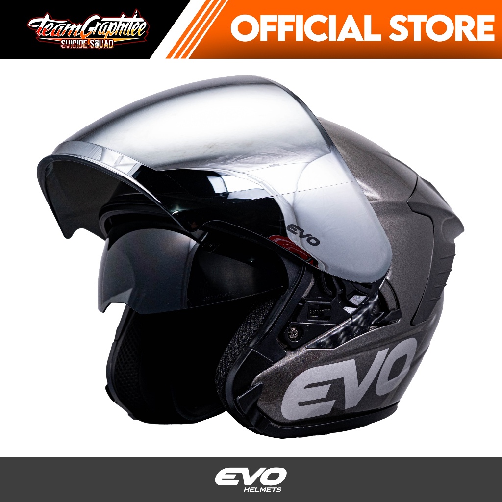 EVO HELMET RX5 MONO COLORS with free clear lens | Shopee Philippines