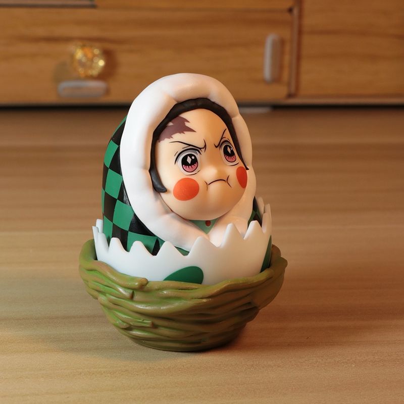 Demon Slayer Tumbler Nezuko Tanjiro Zenitsu and Inosuke Action Figures ...