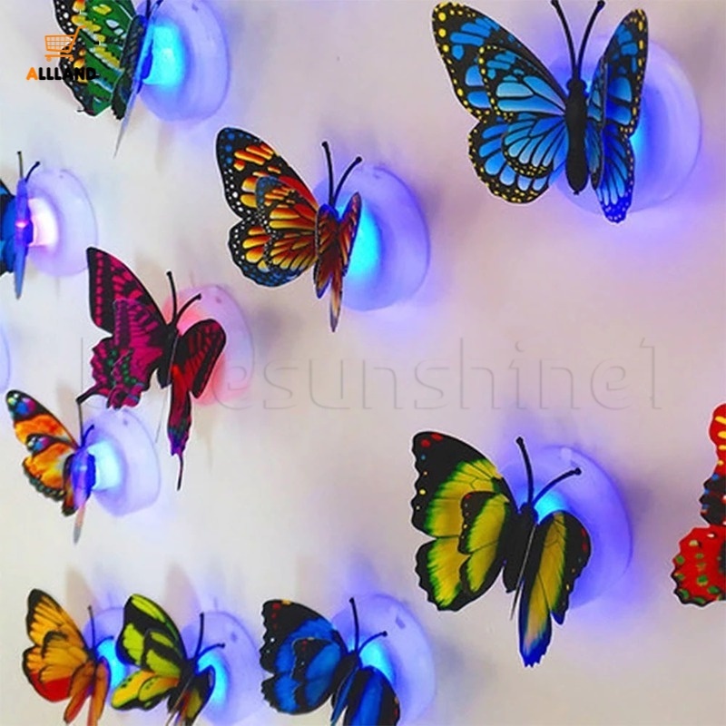 [Christmas] Random Color Night Light Lamp with Suction Pad LED Wall ...