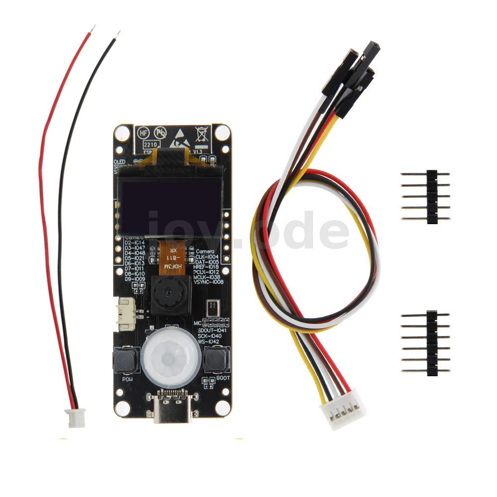 LILYGO® T-Camera-S3 ESP32-S3 Development Board 2MP HD Camera 0.96 inch ...