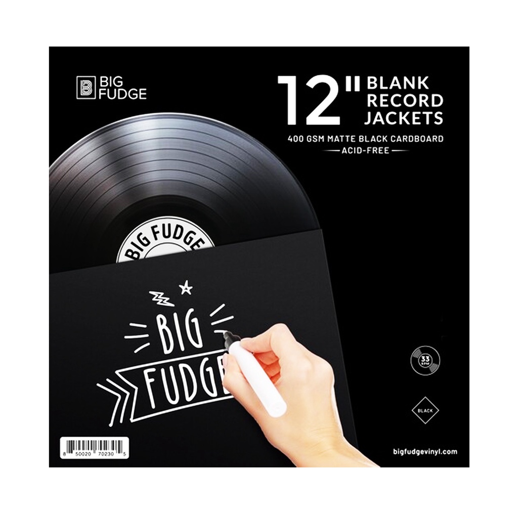 BIG FUDGE Matte Black Vinyl LP Jacket | Shopee Philippines