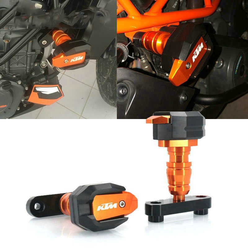Frame Slider Crash Pad Falling Protectors For KTM DUKE390 DUKE200 ...