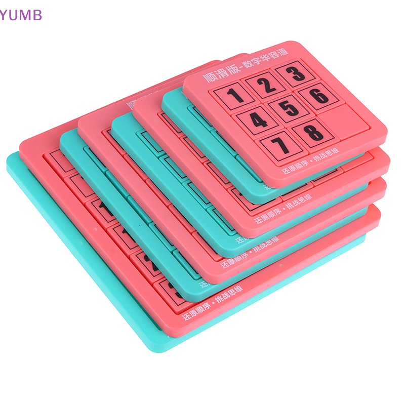 YUMB Children Montessori Toys Digital Slide Jig Puzzle Number Huarong ...