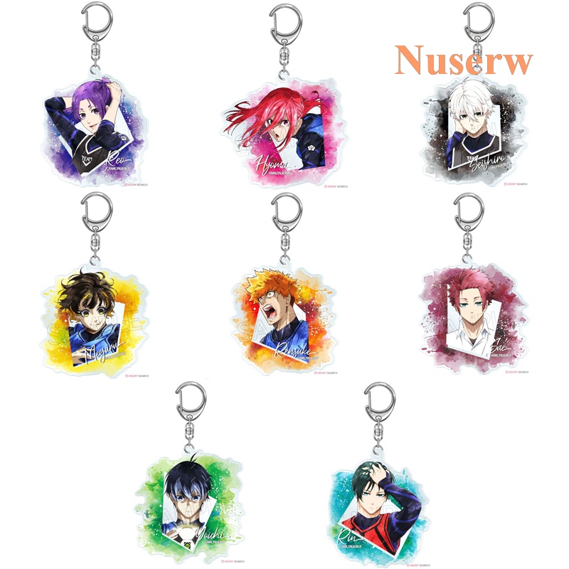 Nuserw Anime Blue Lock Keychain Chigiri Hyouma Isagi Yoichi Bachira ...