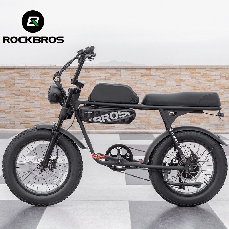 ROCKBROS Bike Bag Super73 Electric Bike Frame Bags Waterproof Large ...