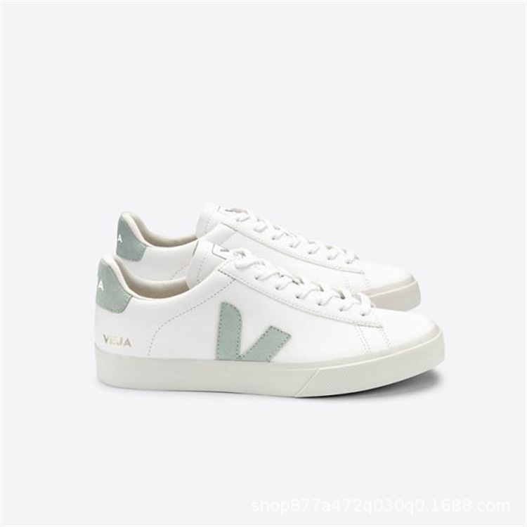 French Veja it small white shoes women's casual versatile lace up Campo ...