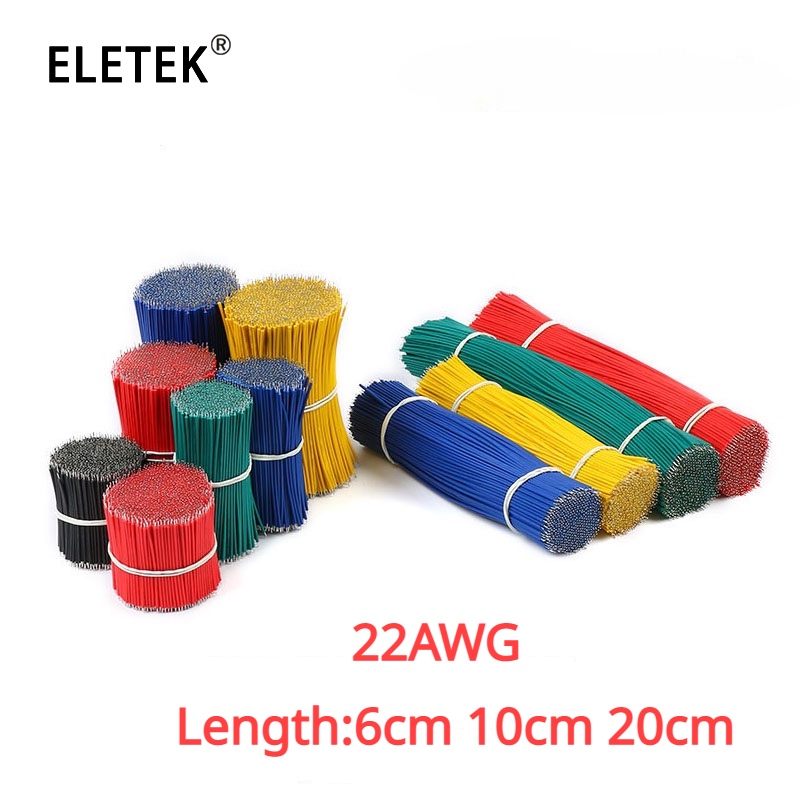 50/100Pcs 6cm 10cm 20cm Tin-Plated Breadboard PCB Solder Cable Fly ...