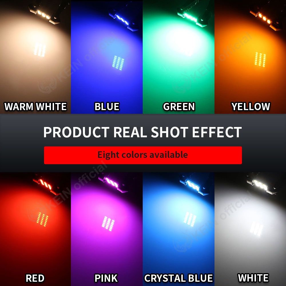 KEIN 2PCS High Quality T10 Led W5W 3014 Festoon LED Car Interior Panel Light 31mm 36mm 39mm 41mm ...