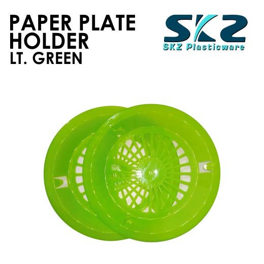 SKZ PAPER PLATE HOLDER ASSORTED COLOR 12 TO 24PCS 10" (HIGH QUALITY ...