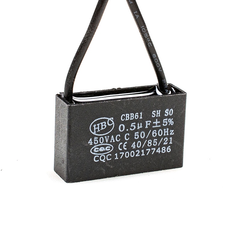 450V 0.5UF CBB61 Ceiling Fan Motor Running Rectangle Capacitor | Shopee ...