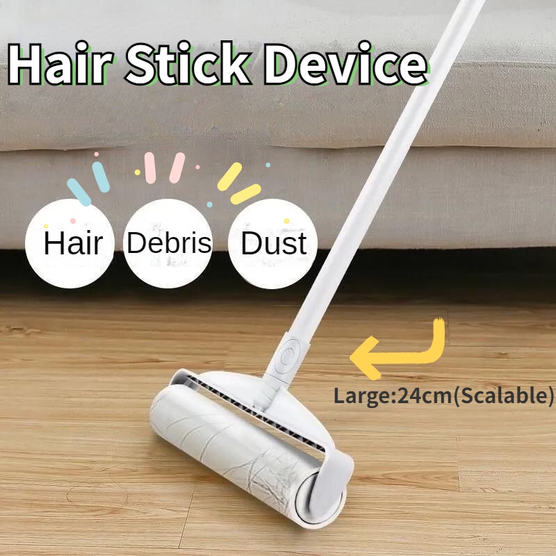 Clothes Dust Remover Cleaner Roller Sticky Hair Roller Detachable ...