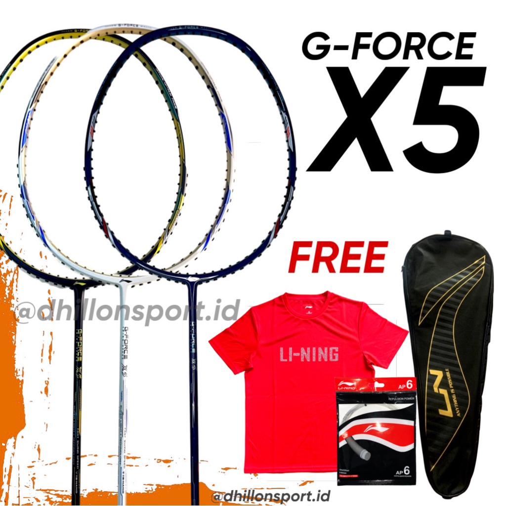 Original Li Ning G-Force X5 racket / gforce X-5 badminton racket ...