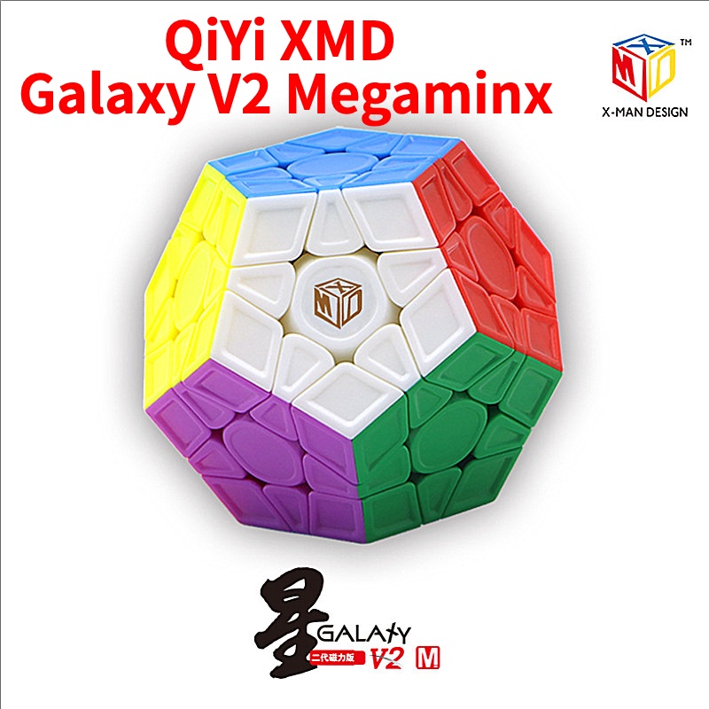 QiYi XMD Galaxy V2 M Megaminx Magic cube QiYi Mofangge X-Man Megaminx ...
