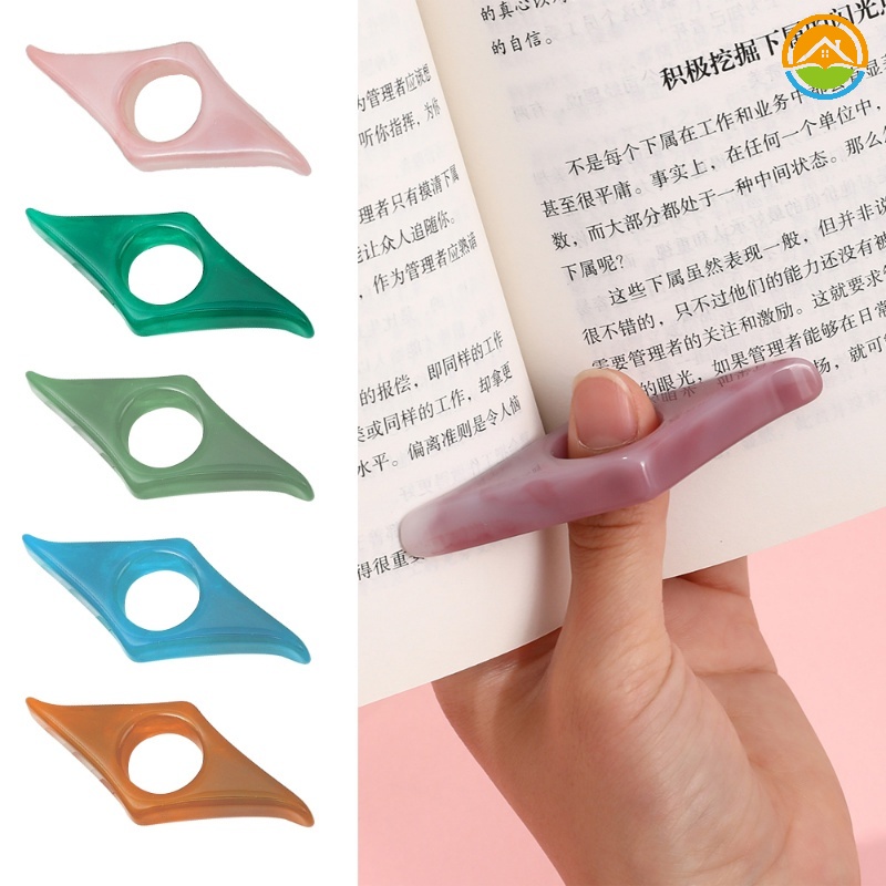 Simple Bookmark Book Page Holder / Reading Helper Resin Thumb Book ...