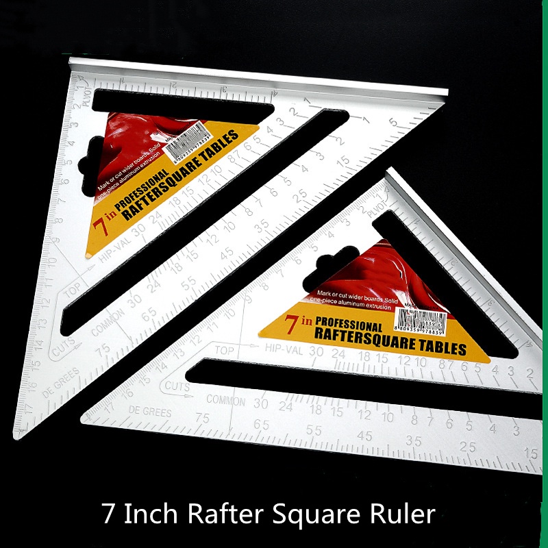 Aluminum Alloy Triangular Ruler Rafter Square Ruler Square Triangle ...