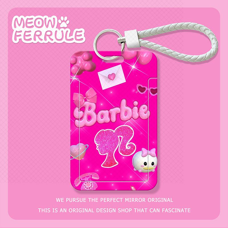 Barbie Card Sleeve Student meal card Campus access control metro door ...