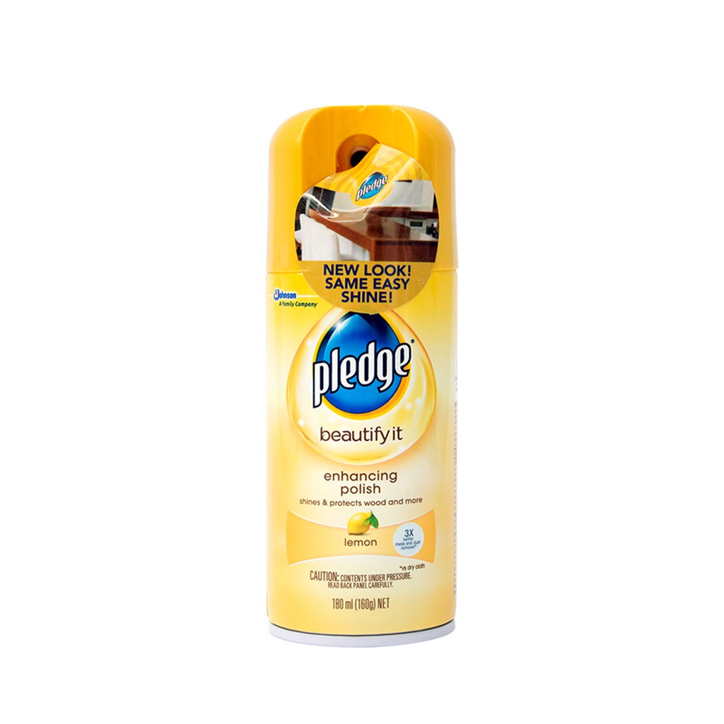 Pledge Furniture Lemon (Enhancing Polish)- 180ml | Shopee Philippines