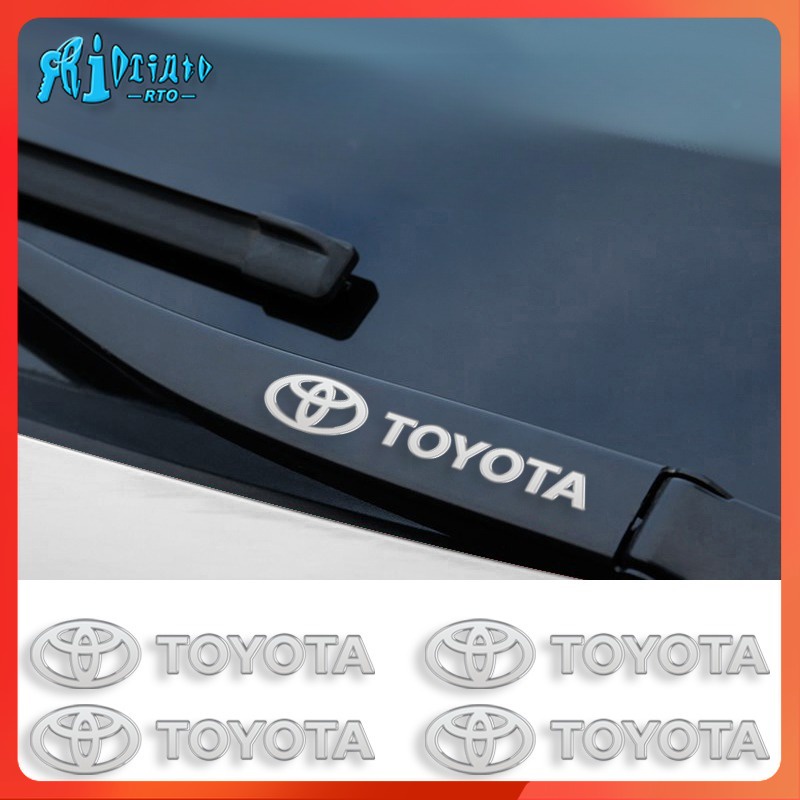RTO 【Ready Stock】4pcs TOYOTA Racing Development Car Sticker Waterproof ...