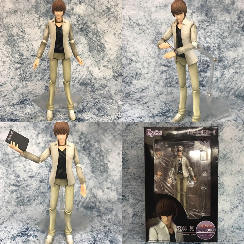 Figutto DEATH NOTE Anime Yagami Light 008 Action Figure | Shopee ...