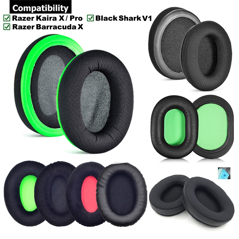1 Pair Ear Pads for Razer Kaira X Pro / Barracuda X / Black Shark V1 ...