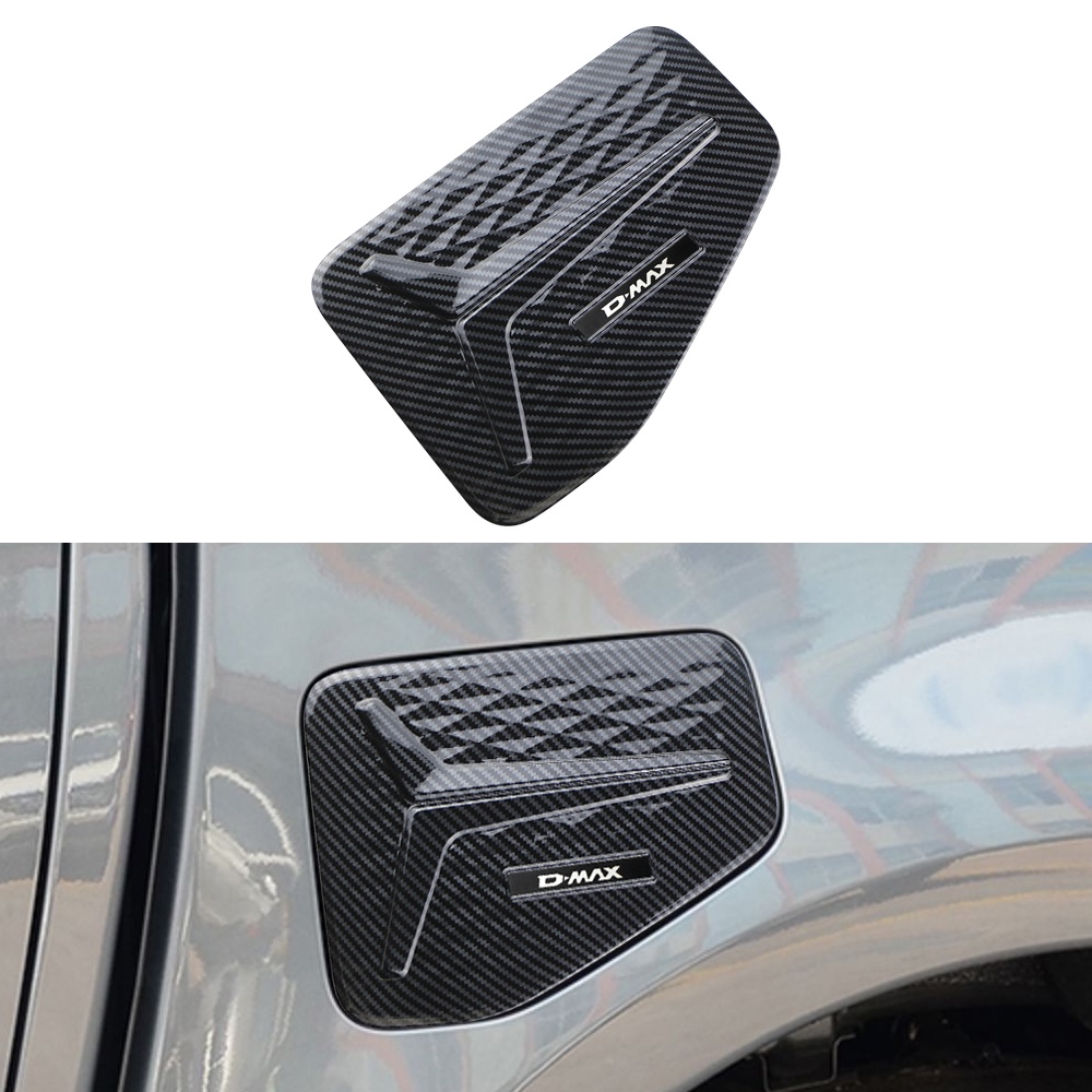 Carbon Fiber Car Fuel Tank Cover Sticker for Isuzu Dmax D-max 2021 2022 ...