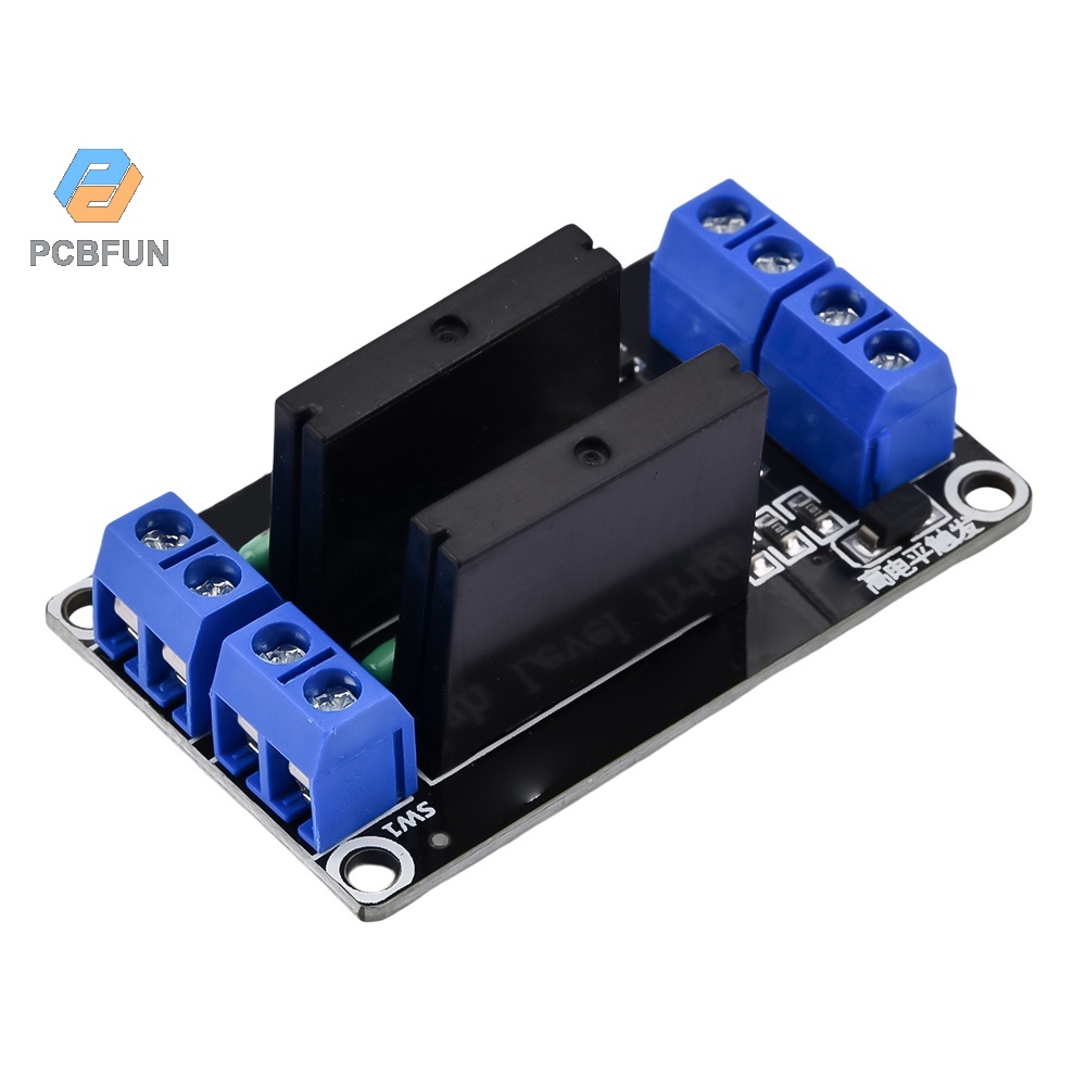 Pcbfun Dc5v 1/2/4/6/8 Channel Ssr Solid State Relay Module Low Level ...