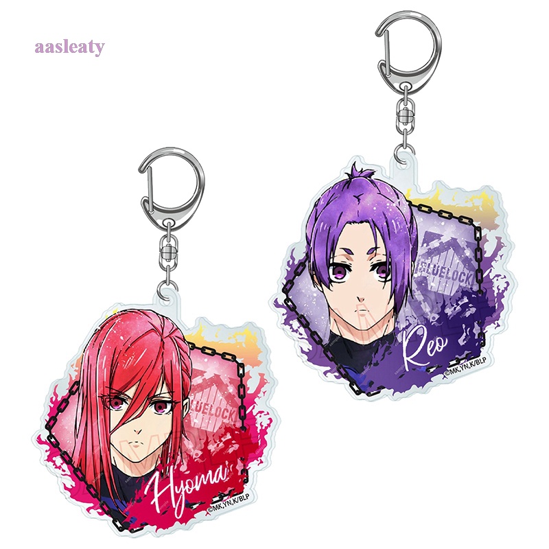 Aasleaty Anime Blue Lock Keychain Chigiri Hyouma Isagi Yoichi Bachira ...