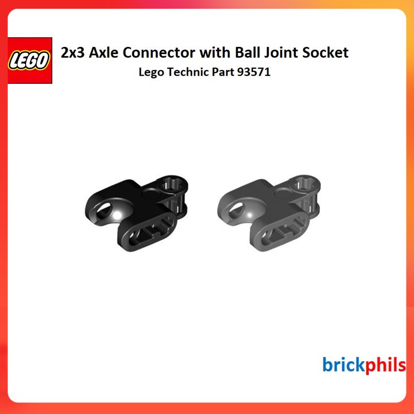 Lego Technic Part 93571 2x3 Axle Connector with Ball Joint Socket ...