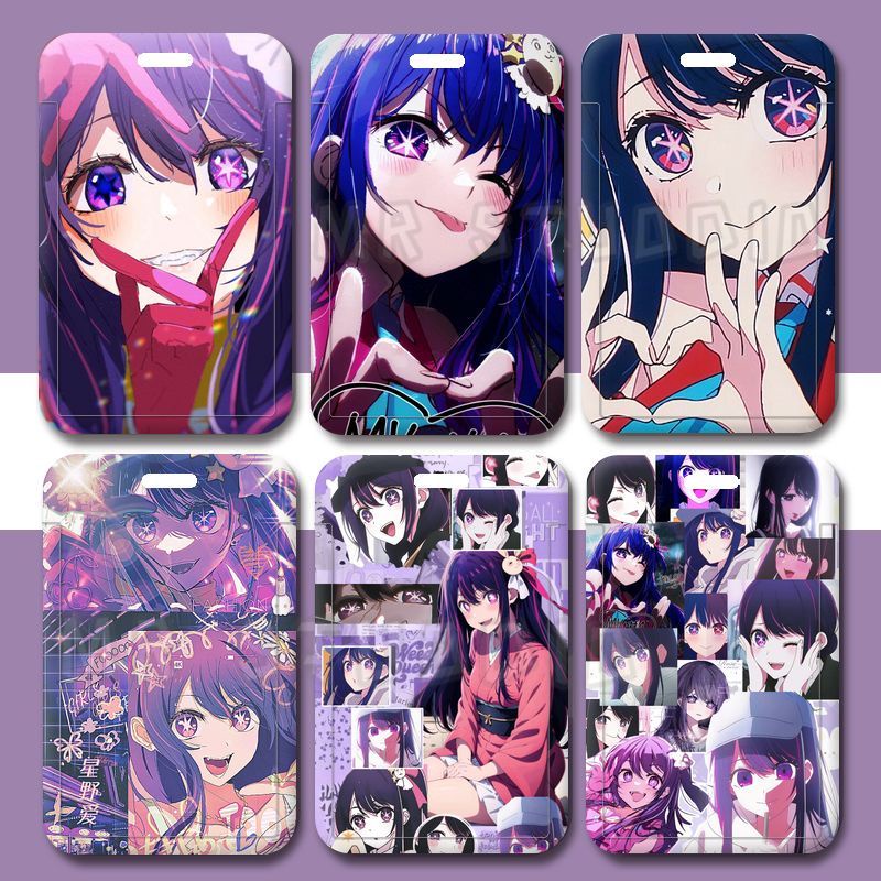 Anime Cartoon Mother and Children DIY Student ID Card Personal ID Card ...