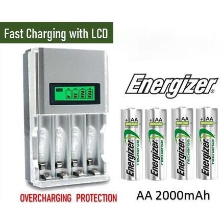 Energizer Charger Battery AA / AAA rechargeable battery | Shopee ...