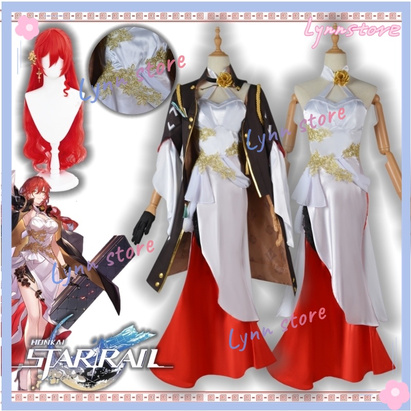 Honkai Star Rail Cosplay Costume Game Honkai Himeko Cosplay Costume ...