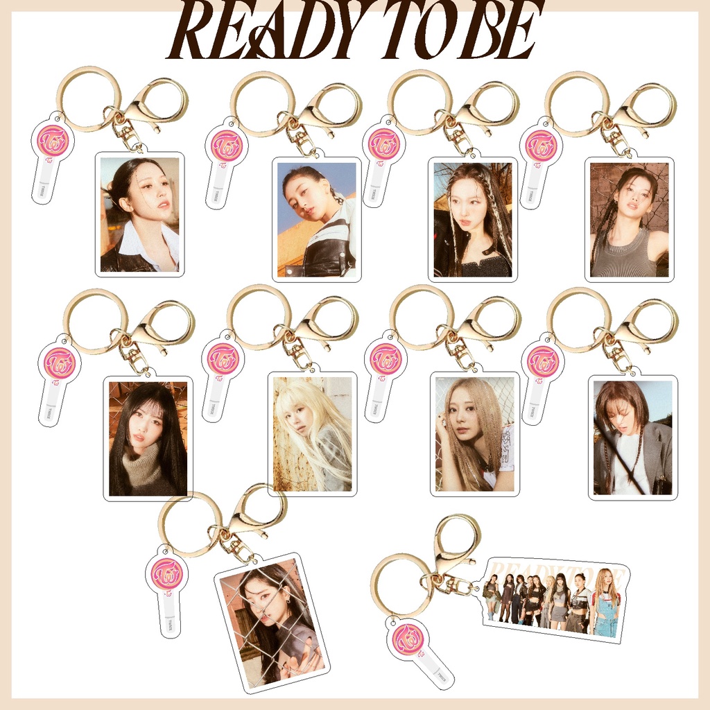 Kpop TWICE TZUYU Album READYTOBE Acrylic Keychain Bag Charm Accessories ...