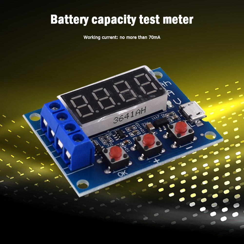HW-586 Digital 18650 Lithium Lead-Acid Battery Capacity Tester Board ...