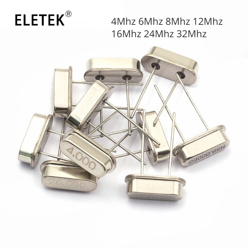 10Pcs 4Mhz 6Mhz 8Mhz 12Mhz 16Mhz 24Mhz 32Mhz Quartz Crystal Resonator ...
