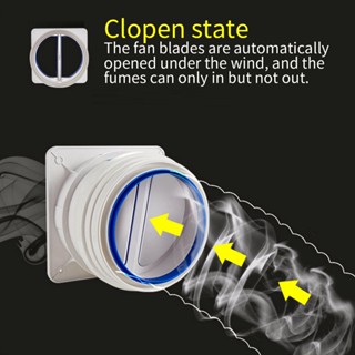 Check Valve Exhaust Fan Round Pipe Backdraft Damper Air Duct ...