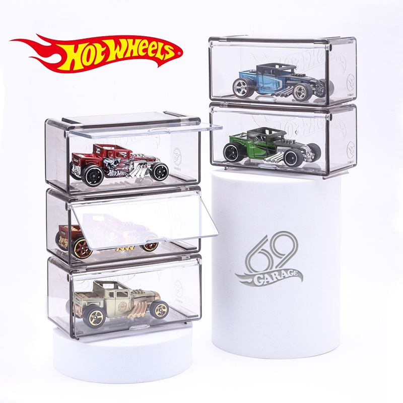 1/64 Acrylic Transparent Toy Car Model Display Box Plastic Dust Cover ...
