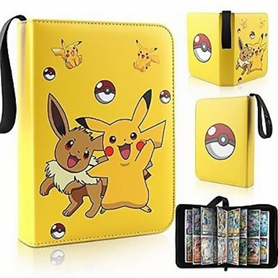 400pcs Cards Pokemon Album Pikachu Card Holder Anime Classic Album ...