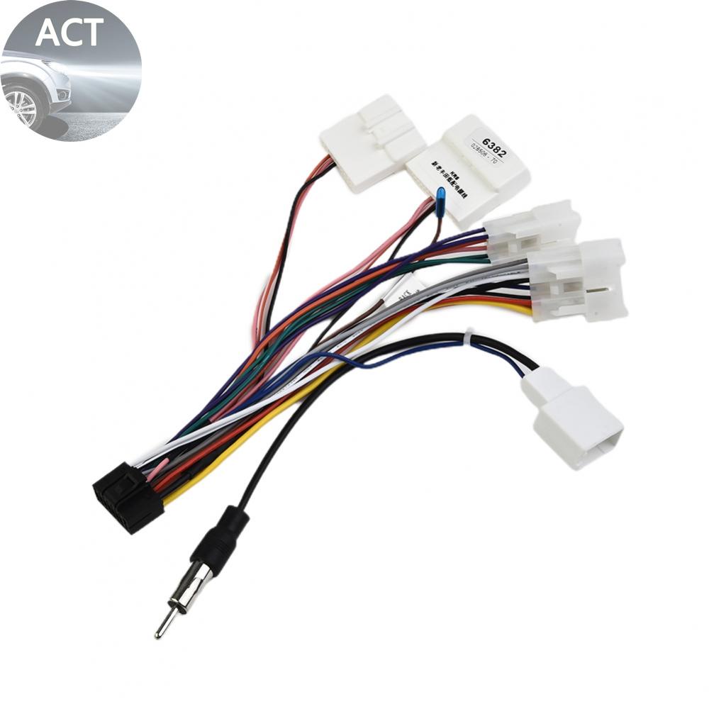 【ACT】Cable Plug 16 Pin Auto Connector Harness Install Stereo Wiring ...