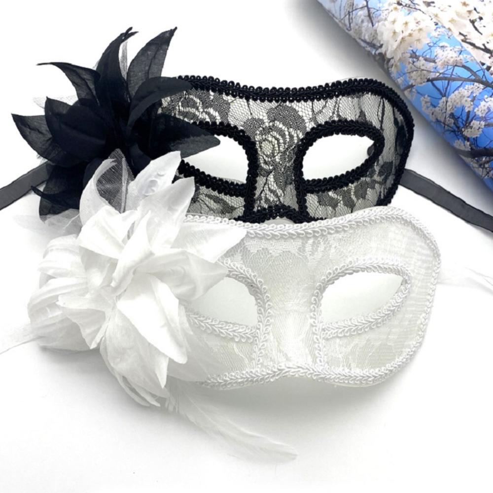 1 Lily Mask Lace Mask Sex Venetian Flower Ladies Wedding Costume ...