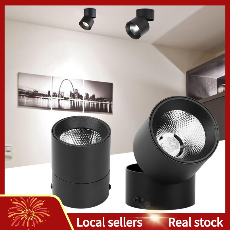 7W/15W LED Downlight Tricolor Spotlight Rotatable Panel Light Ceiling ...