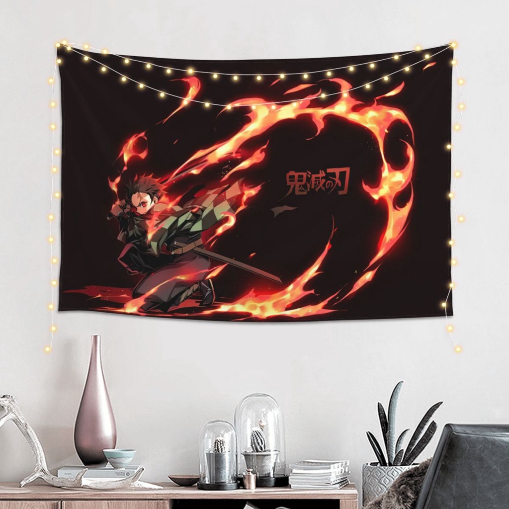 Demon Slayer Tapestry Wall Hanging kimetsu no yaiba Wall Decoration ...