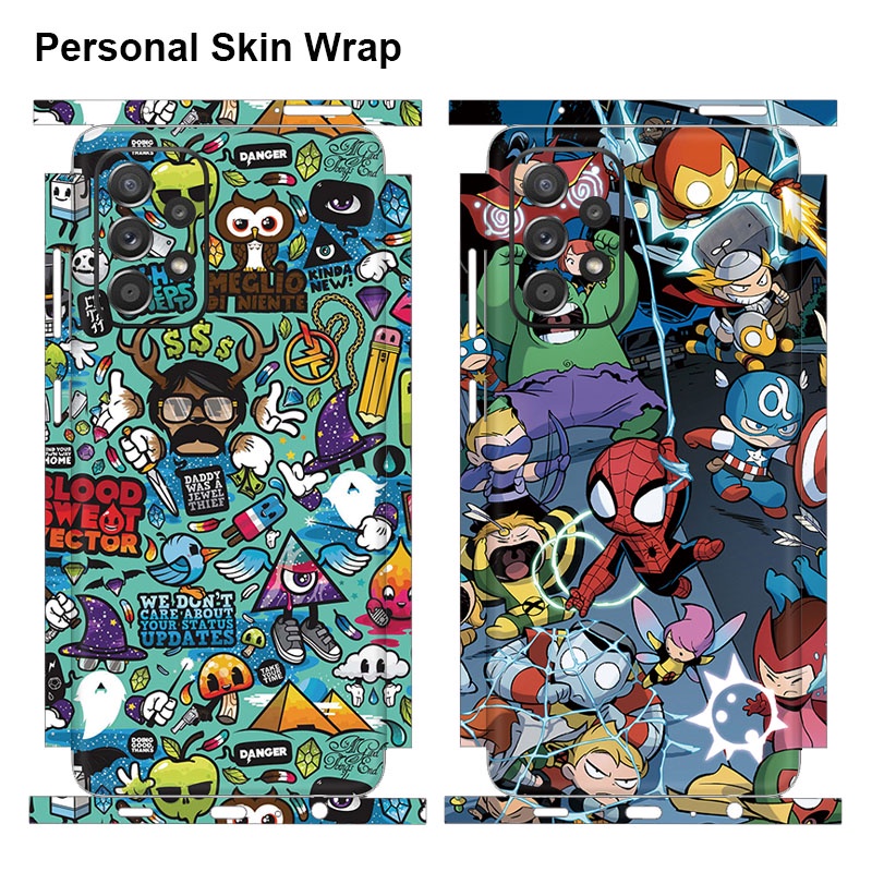 Cartoon Decal Skin for Samsung Galaxy A54 A55 A56 A52s A14 5G Back ...